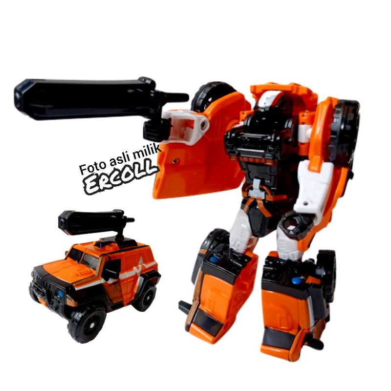 Jual mainan robot jeep oren dan biru ambulun | Shopee Indonesia