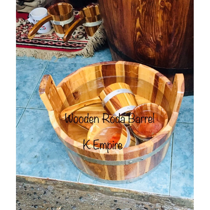 Jual Ember Kayu dan Gayung Kayu Pesanan III | Shopee Indonesia