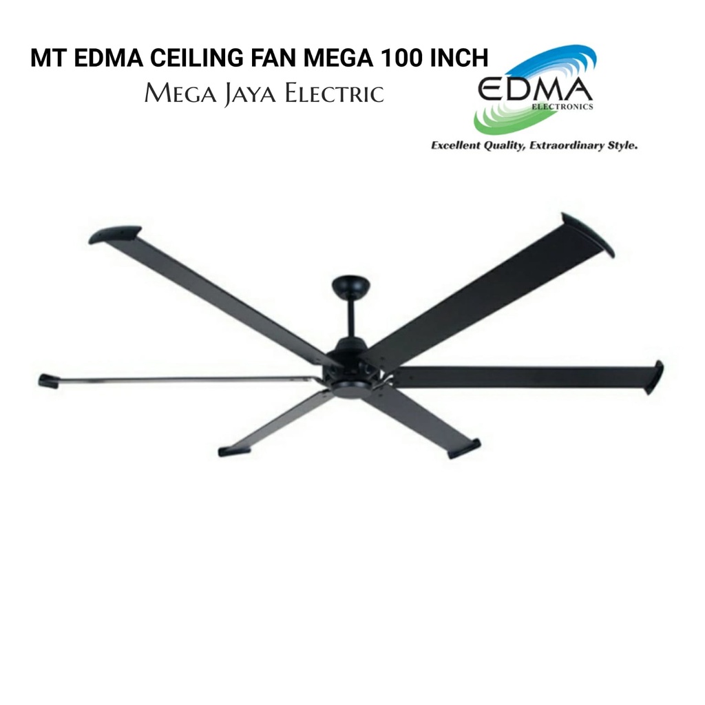 Jual MT EDMA CEILING FAN MEGA 100 INCH REMOTE CONTROL DC MOTOR | Shopee ...