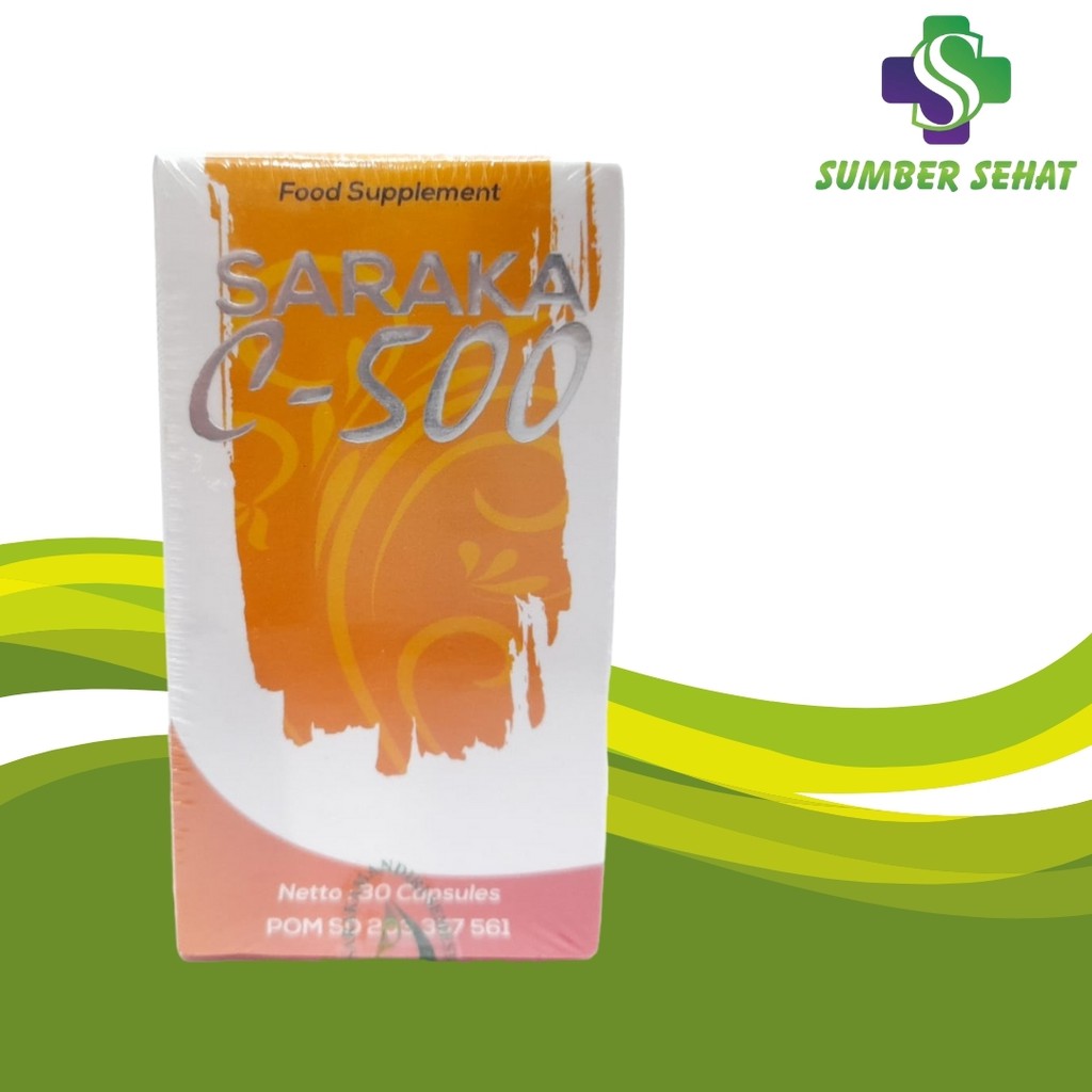 Jual SARAKA C 500 BOTOL 30 KAPSUL | Shopee Indonesia