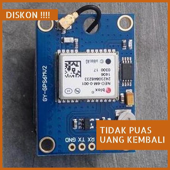 Jual GPS Module Ublox NEO-6M with Bigger Antenna | Shopee Indonesia