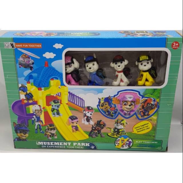 Jual Mainan Amusement Park Paw Patrol (4 dog) | Shopee Indonesia