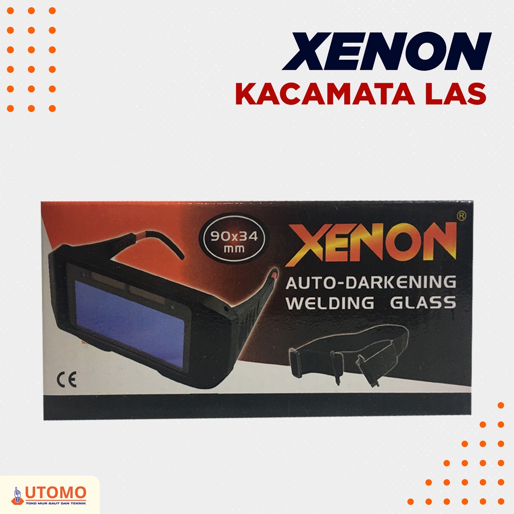 Jual Kacamata Las New XENON/ Kaca Mata Las Otomatis/ Auto Dark Goggle ...