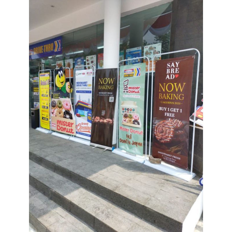 Jual Doorframe Standing Banner 60cm,Stand Banner Besi Indoor Outdoor ...