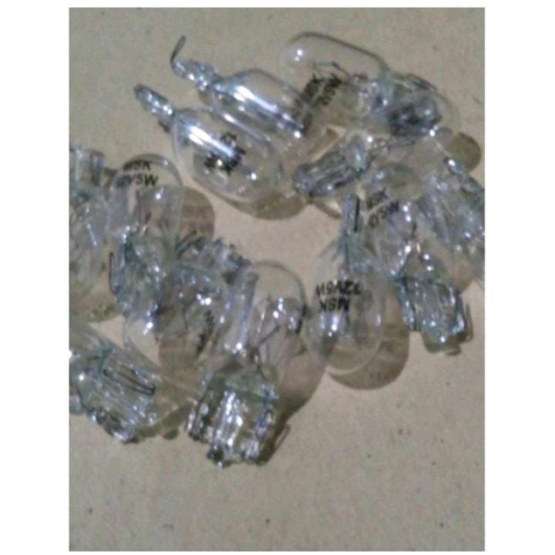 Jual BHOLAM SENJA PUTIH MIKONI T10 12V 5WATT HARGA PER PCS | Shopee ...