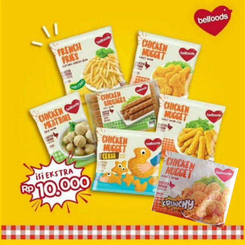 Jual Belfoods NUGGET, CRUNCHY & BASO AYAM!!! | Shopee Indonesia