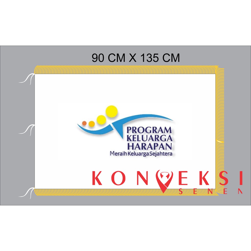 Jual bendera pataka PKH program keluarga harapan | Shopee Indonesia