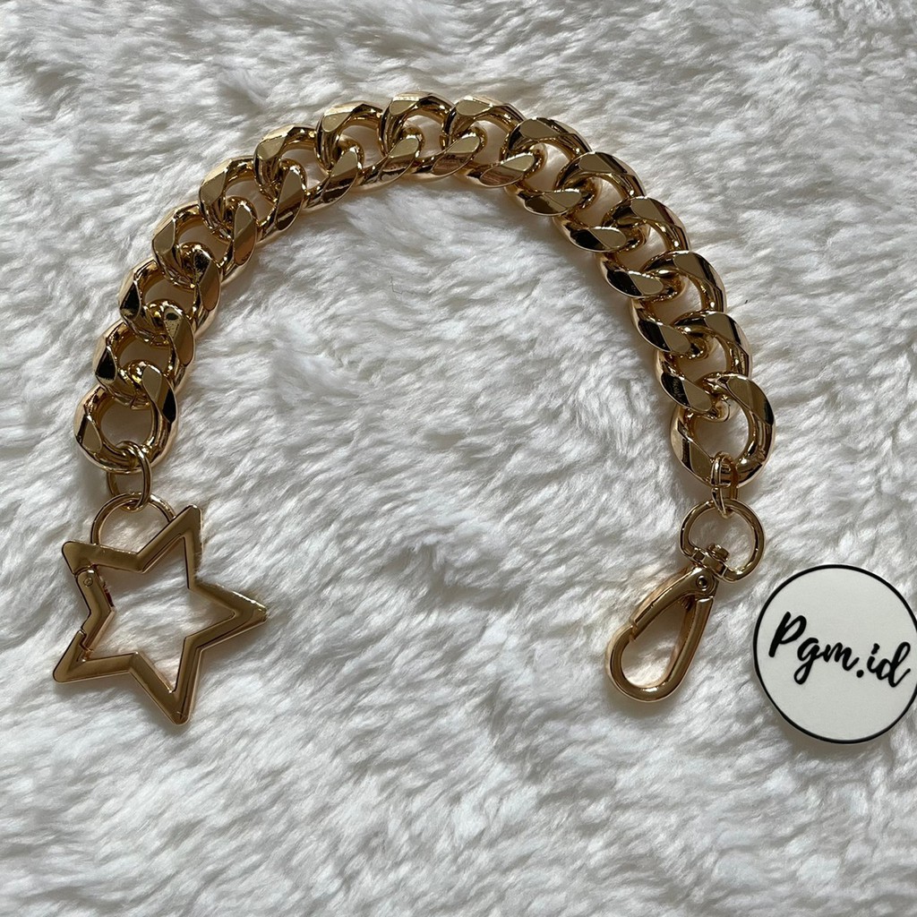 Jual Bagcharm gantungan tas star , strap extension, tali hp, short ...