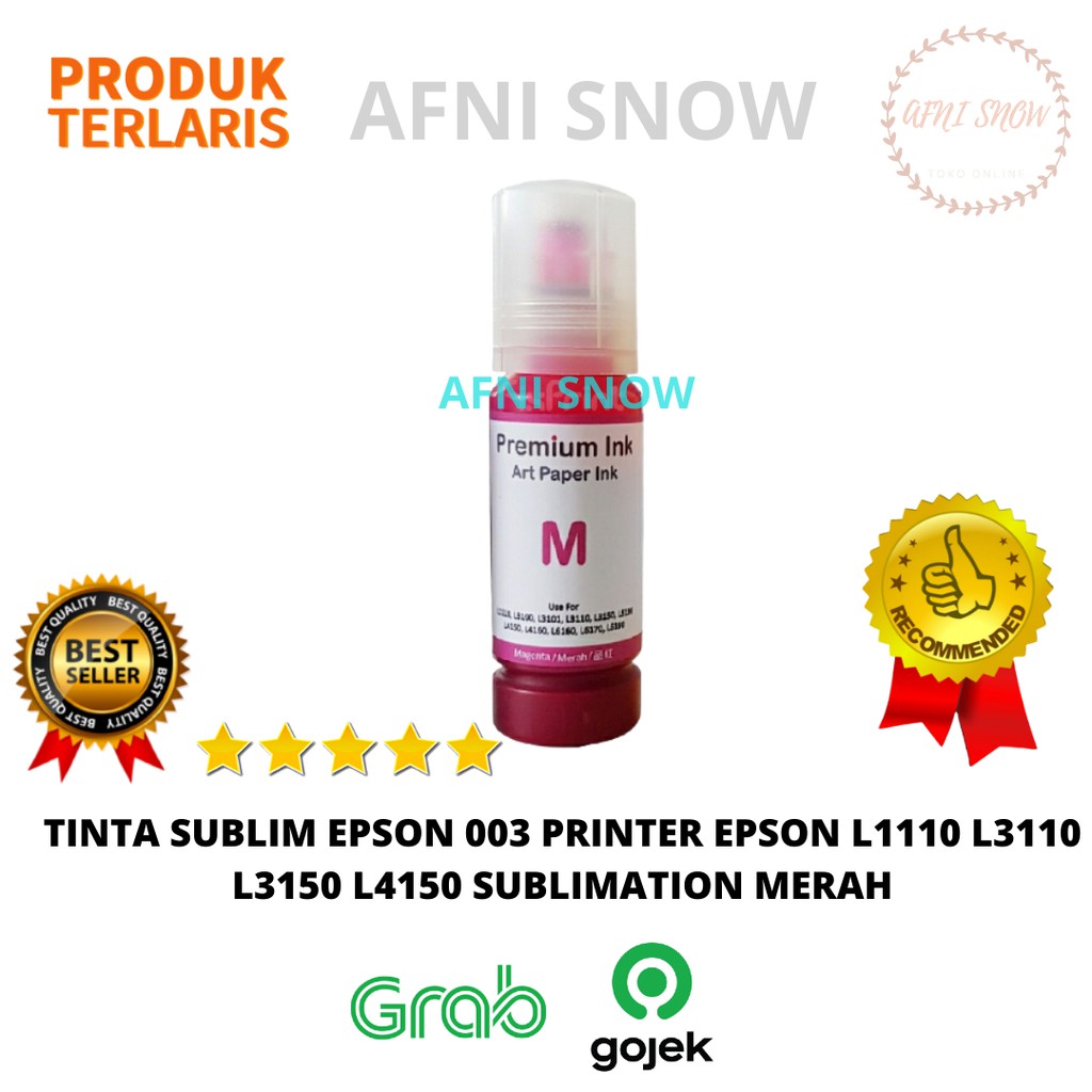 Jual Tinta Sublim Epson 003 Sublimation Ink Sublime L1110 L3110 L4150 ...