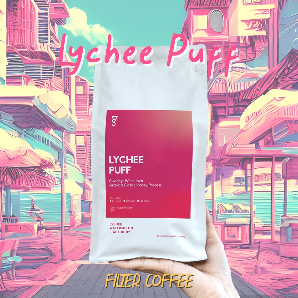 Jual Lychee Puff Ciwidey Arabica Classic Honey Process 500 gr - Roasted ...