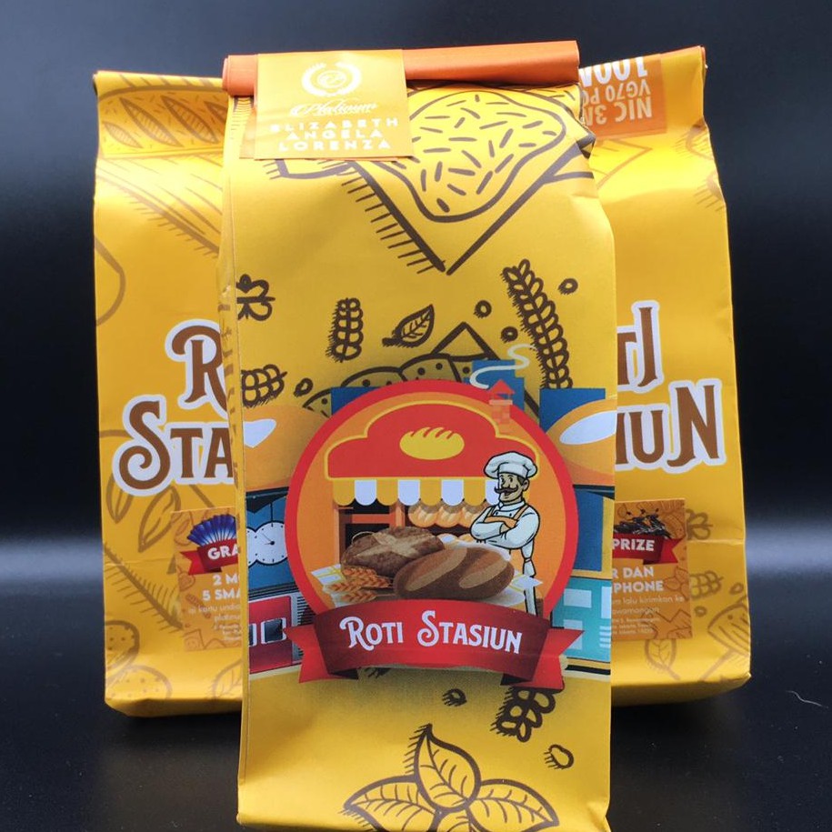 Jual Liquid Roti Stasiun 100ML by Platinum Vape 100% Authentic | Shopee ...