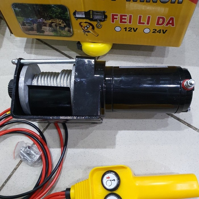 Jual KATROL- WINCH DEREK ATV HOIST 12VOLT 3000LBS 1500KG -KATROL ...