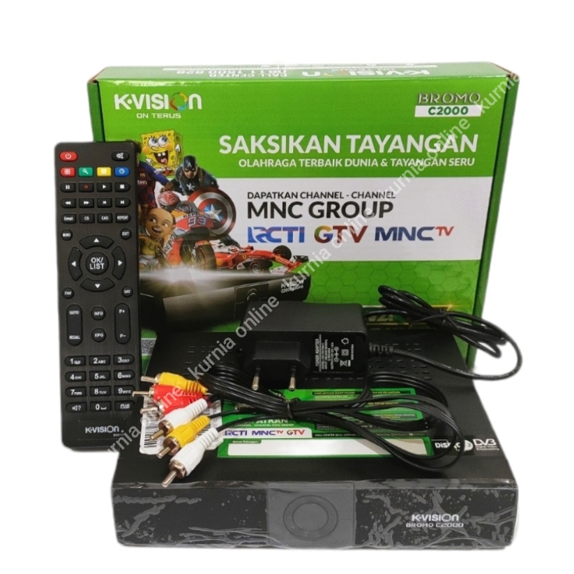 Jual Receiver parabola kvision BROMO C2000 2024 | Shopee Indonesia