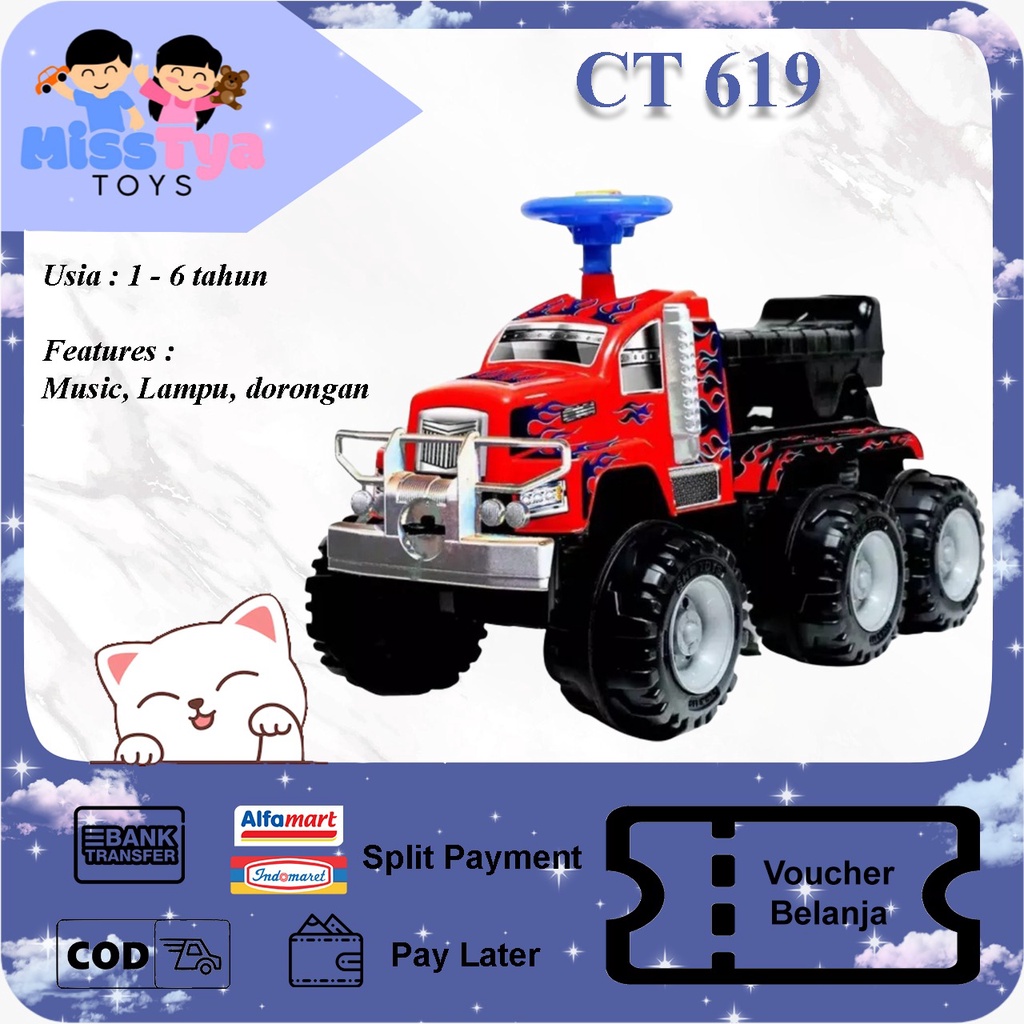 Jual Mobil Dorong Anak Jumbo - Mobil Dorong Anak SHP CT 619 | Shopee ...