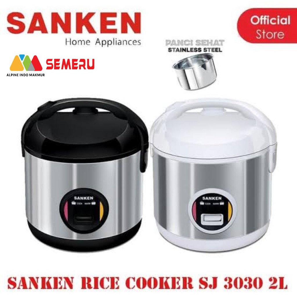 Jual SANKEN MAGIC COM STAINLESS 2 L SJ-3030 | Shopee Indonesia