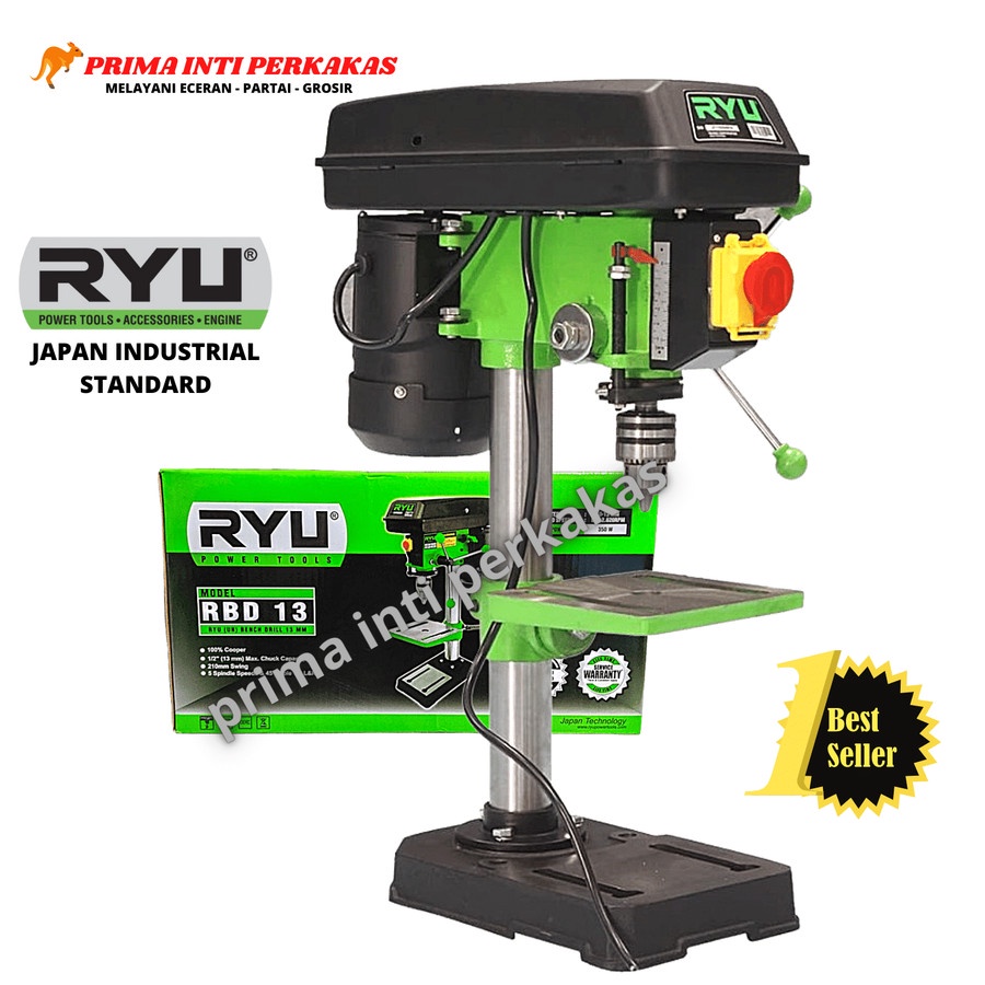 Jual Ryu Japan Mesin Bor Duduk 13 Mm / Bench Drill RBD 13 Mm | Shopee Indonesia