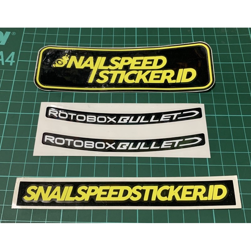 Jual sticker cutting stiker velg Rotobox bullet carbon | Shopee Indonesia