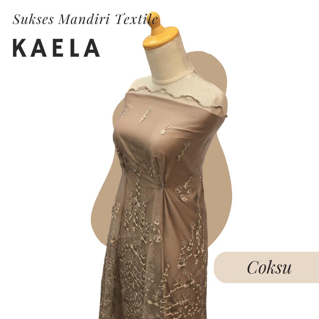 Jual [KAELA] Brokat Brukat Tile Premium Mewah Warna Coklat Susu Coksu ...