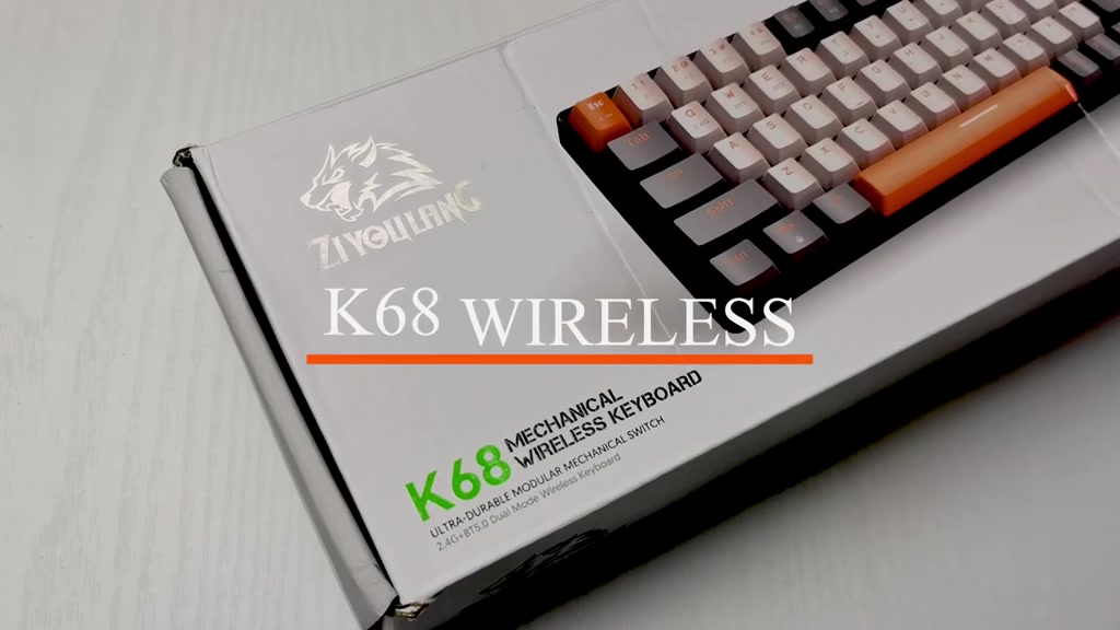 Jual Ziyoulang K68 Wireless Bluetooth Mechanical Keyboard Ipad Iphone Android Windows Mac ...