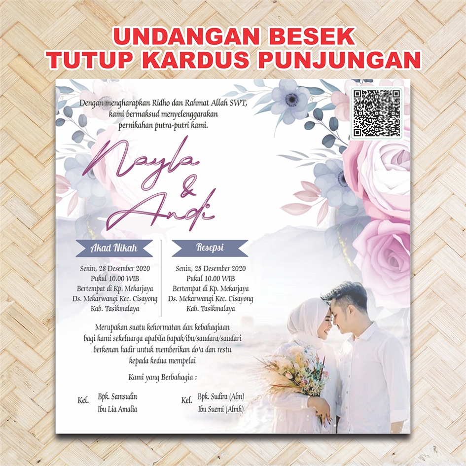 Jual CETAK UNDANGAN BESEK SOROGAN PUNJUNGAN TONJOKAN BERKAT KARDUS ...