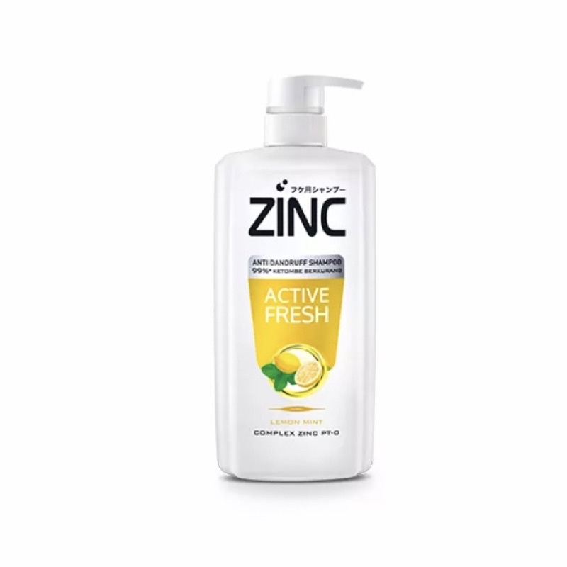 Jual Zinc Shampoo 680ml / Zinc Shampoo Active Fresh / Refreshing Cool ...