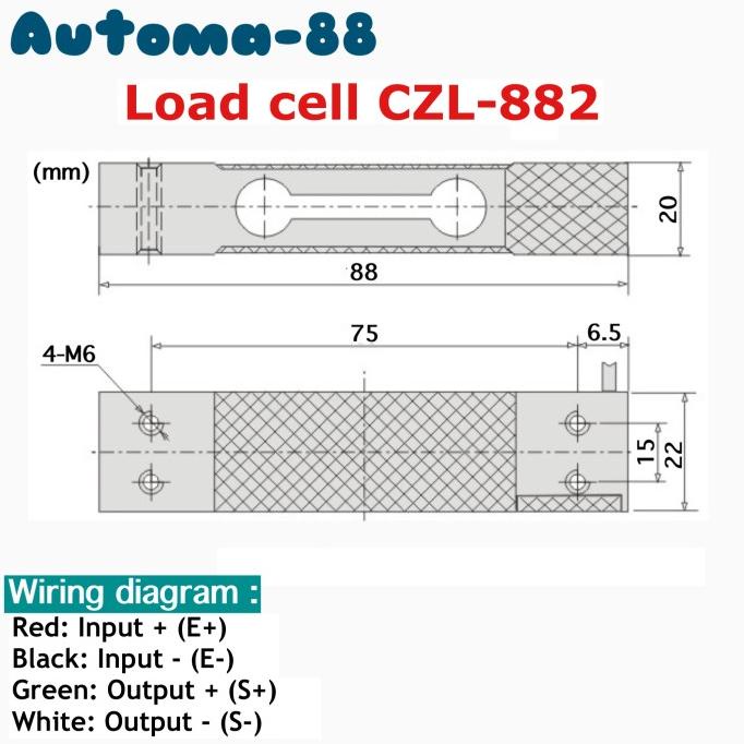 Jual Strain Gauge Pressure Sensor Loadcell 10Kg Single Point Load Cell ...