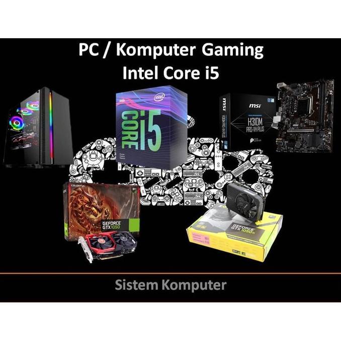 Jual PAKET PC GAMING / GRAPHIC DESIGN INTEL I7 9700F 8GB GTX 1050 TI ...
