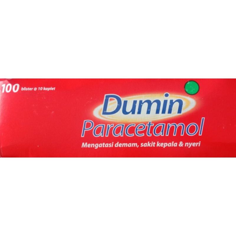 Jual Paracetamol Dumin isi 100 blister @ 10 kaplet | Shopee Indonesia