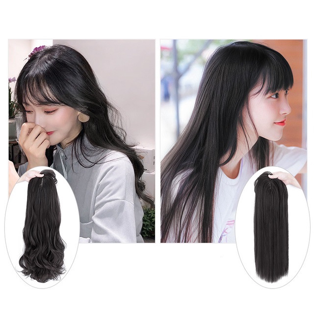 Jual RSW WIG TOUPEE 004 CURLY 50CM LURUS 60CM PENUTUP BOTAK / PENAMBAH ...