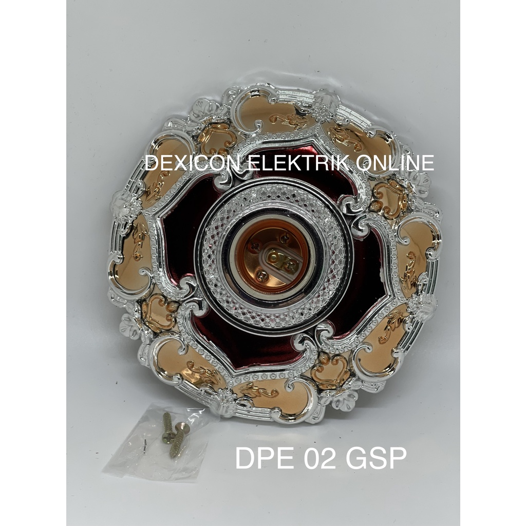 Jual fitting lampu hias/fitting plafon model hias/fitting hias modern ...