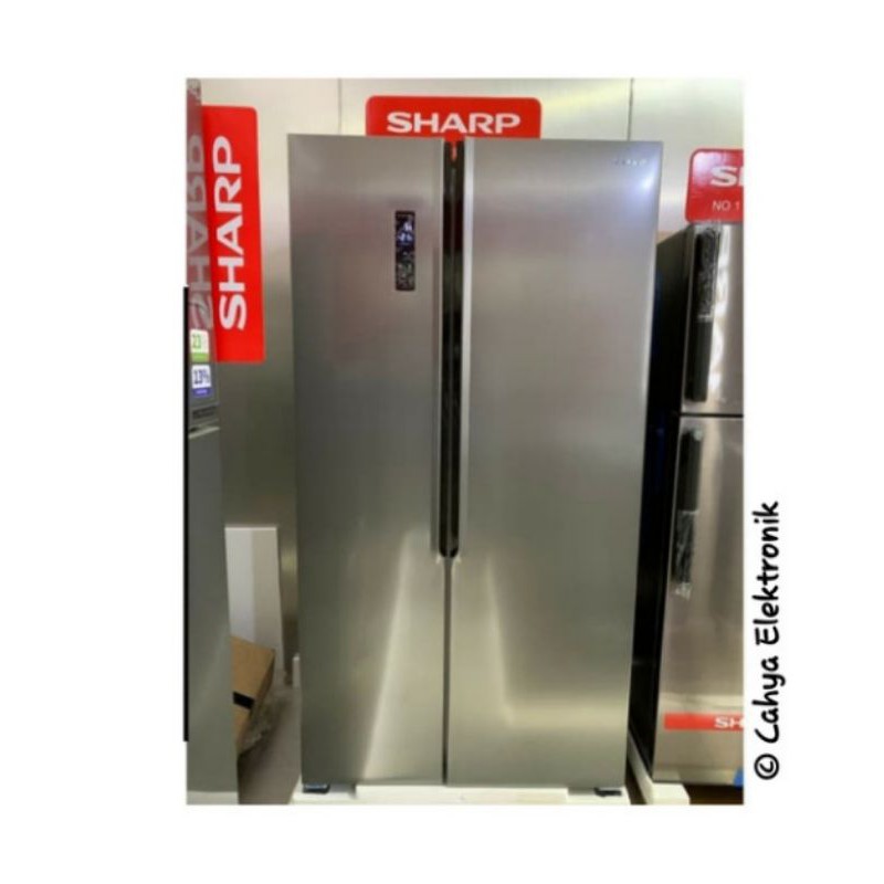 Jual Kulkas Side By Side Sharp Sj Is50m Sl 472l Inverter Touch Screen