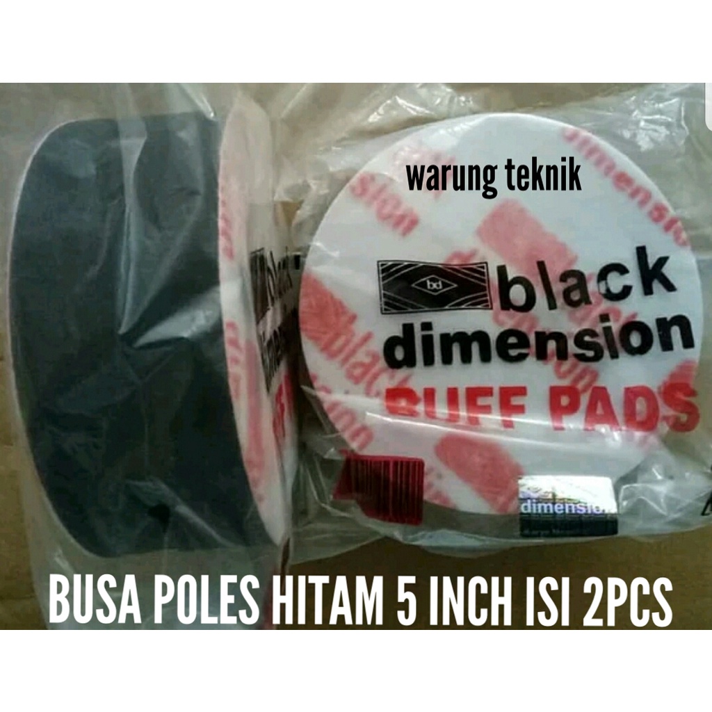 Jual Black Dimension Busa Poles Hitam Tempel / Velcro 5 inch (125mm ...