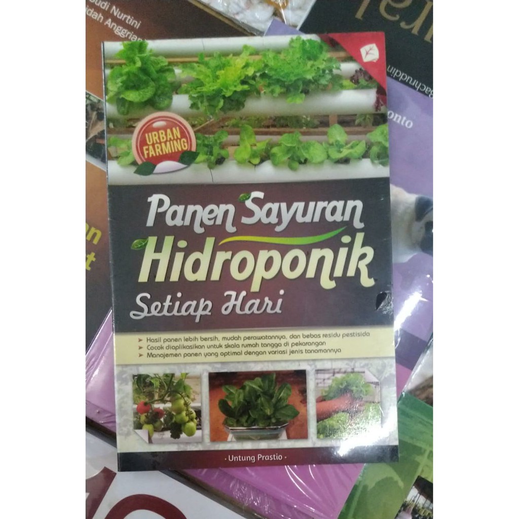 Jual BUKU ORI PANEN SAYURAN HIDROPONIK SETIAP HARI - UNTUNG PRASTIO - AGRO MEDIA | Shopee Indonesia