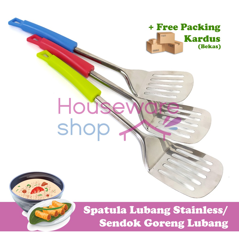 Jual Spatula Lubang Stainless / Sendok Goreng Lubang | Shopee Indonesia