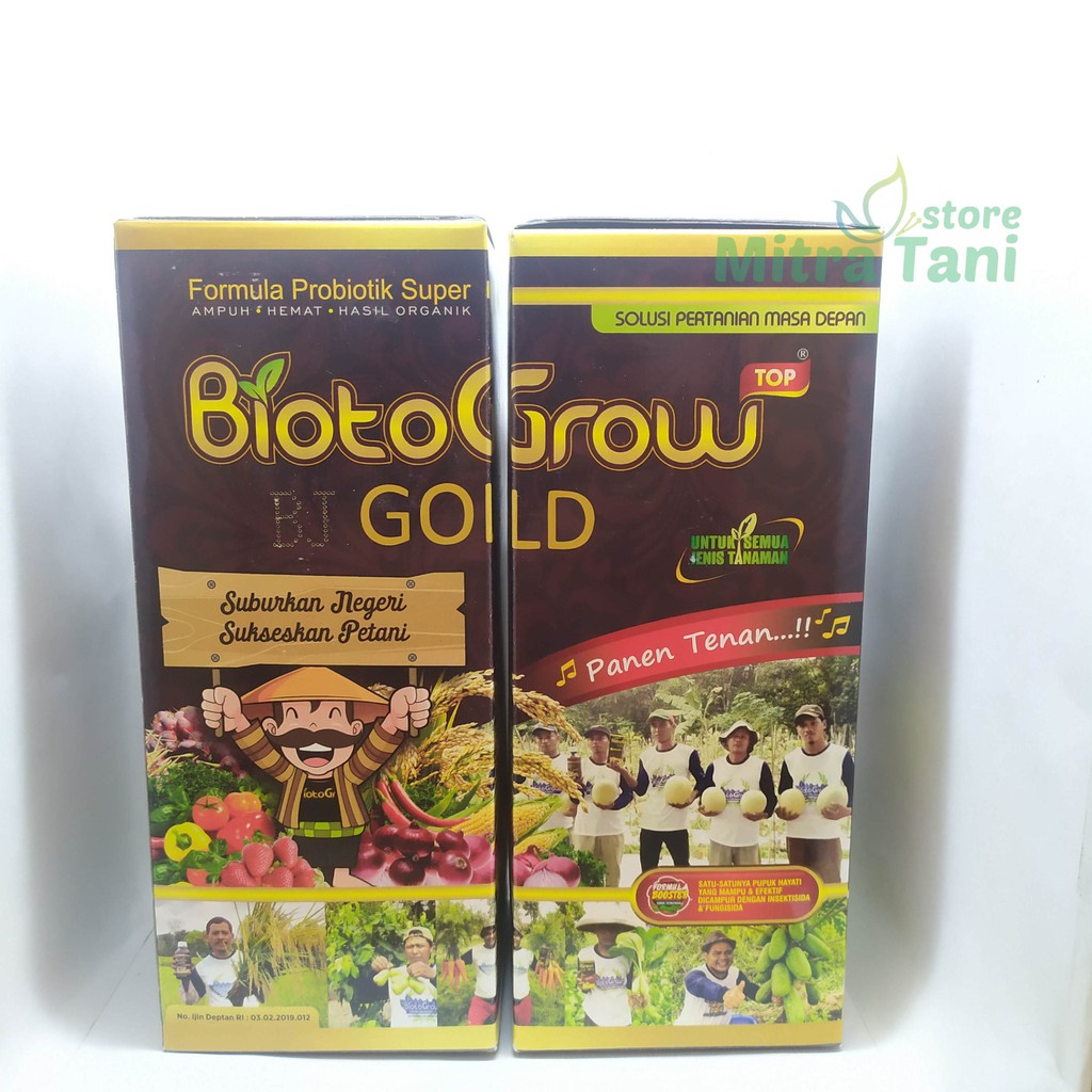 Jual Biotogrow Pupuk Probiotik Organik Multiguna (1 Liter) | Shopee ...