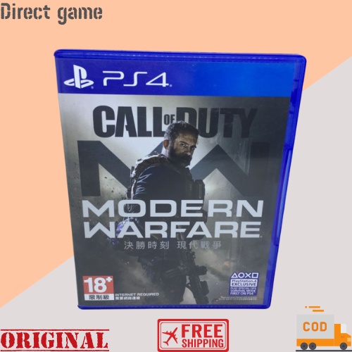 Jual BD PS4 CoD PS4 Call of Duty Modern Warfare ORIGINAL 100% / Kaset ...