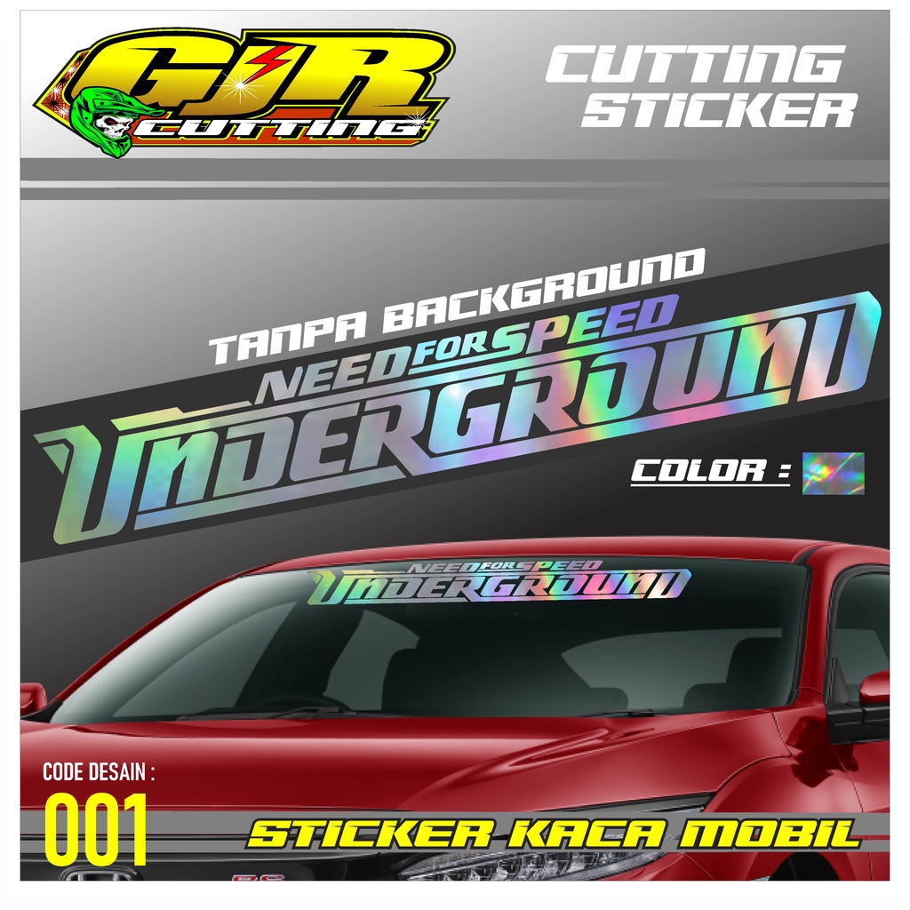 Jual Sticker Mobil Cutting Stiker Kaca Depan Kaca Belakang Mobil Stiker ...