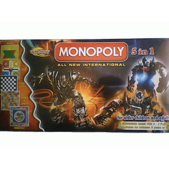Jual Monopoly 5 in 1 ludo catur halma ular tangga monopoli murah ...