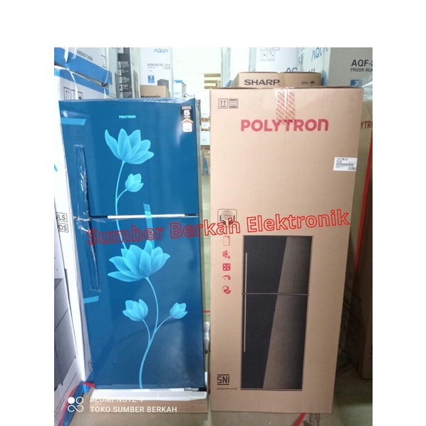 Jual Kulkas 2 pintu Polytron PRB 219 210 liter promo bandung | Shopee ...