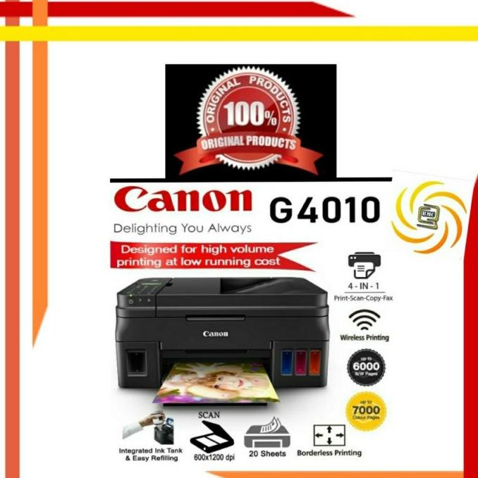 Jual Printer Canon G4010 All In One Wifi With Fax | Shopee Indonesia