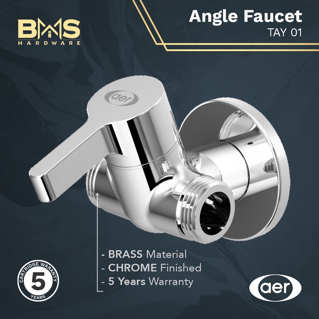 Jual AER Kran Shower Cabang Keran Air Kuningan/Brass/Angle Faucet TAY ...