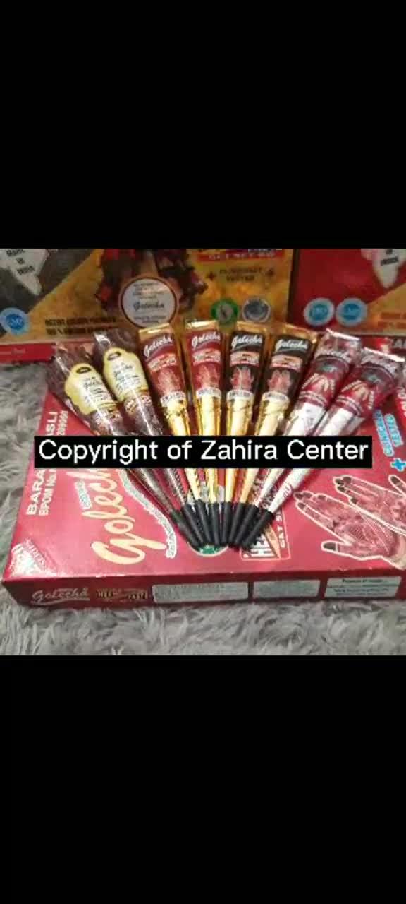 Jual Heena/Henna/Hena Magic Golecha BPOM Warna Maroon Red Hitam Cokelat ...