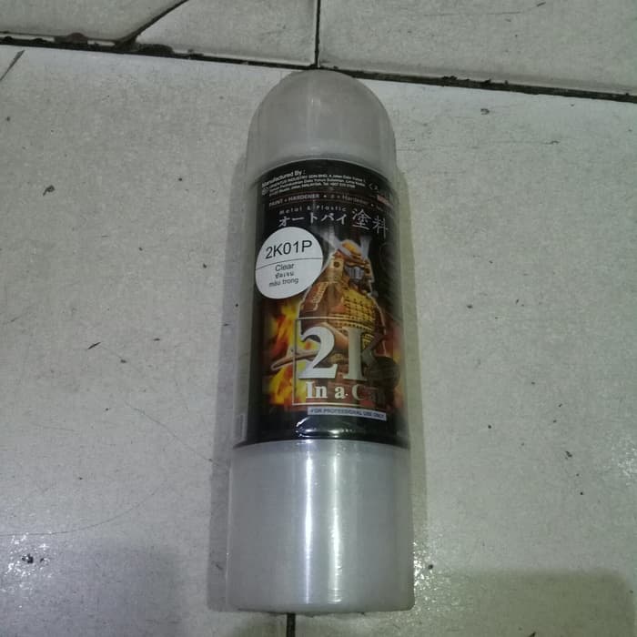 Jual cat semprot samurai clear 2K kecil 300ml 2K01P | Shopee Indonesia