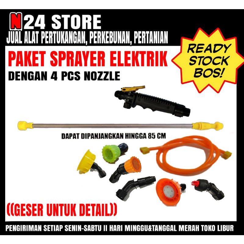 Jual Stik Sprayer , Nozzle Sprayer / Alat Semprot Disinfektan Elektrik ...