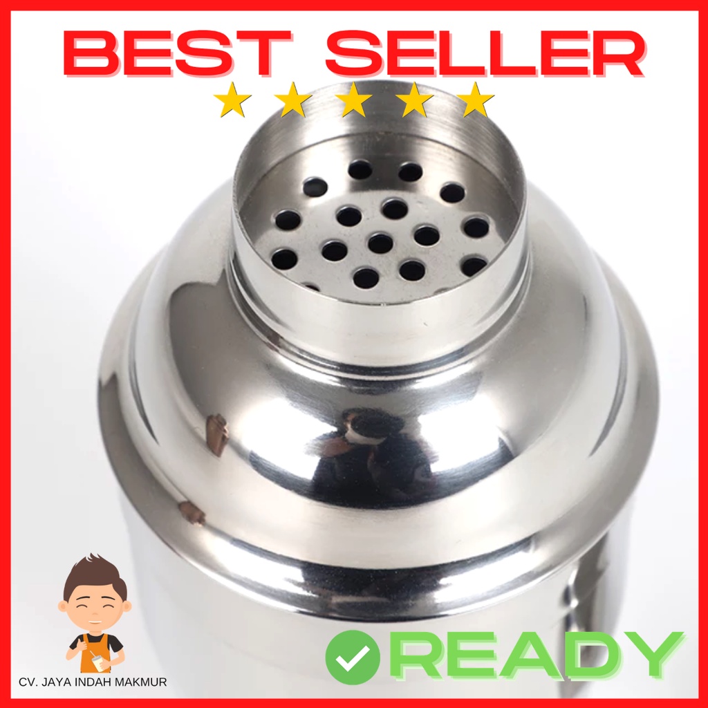 Jual Cocktail Shaker Stainless 250ml / Shaker Stainless / Shaker ...