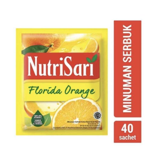 Jual Nutrisari Florida Orang 40 Sachet/pack | Shopee Indonesia