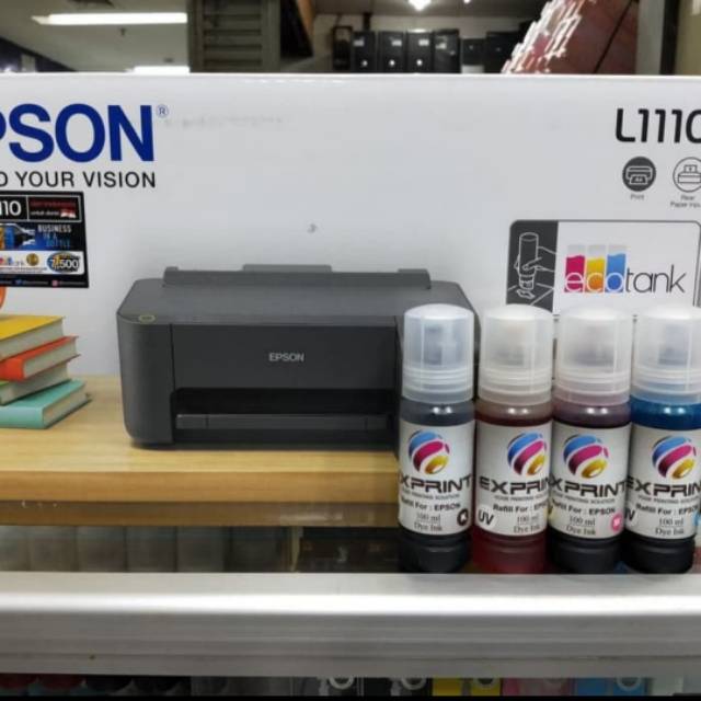 Jual Epson L1110 print only ( bundling tinta Exprint ) | Shopee Indonesia