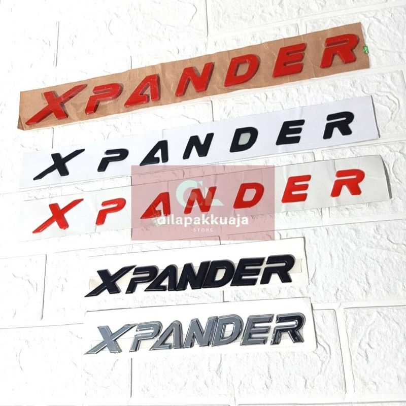 Jual Emblem Xpander Engine Hood Kap Mesin Logo Xpander Chrome Tempelan ...