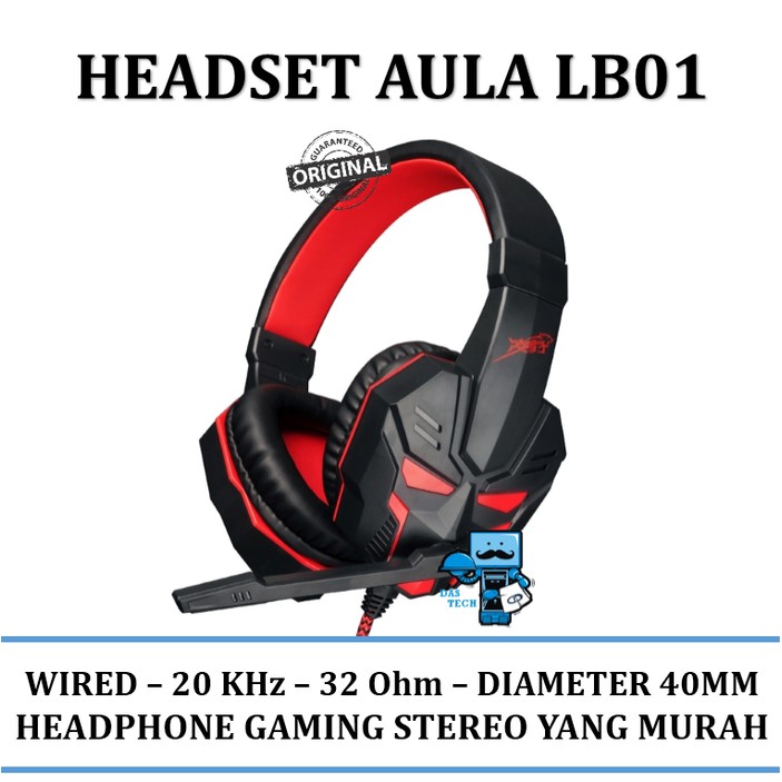 Jual ON SALE!! HEADSET AULA LB01 (ORIGINAL) | Shopee Indonesia