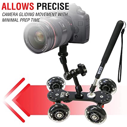 Jual Dolly Slider Kamera DSLR dengan Magic Arm + Monopod ...